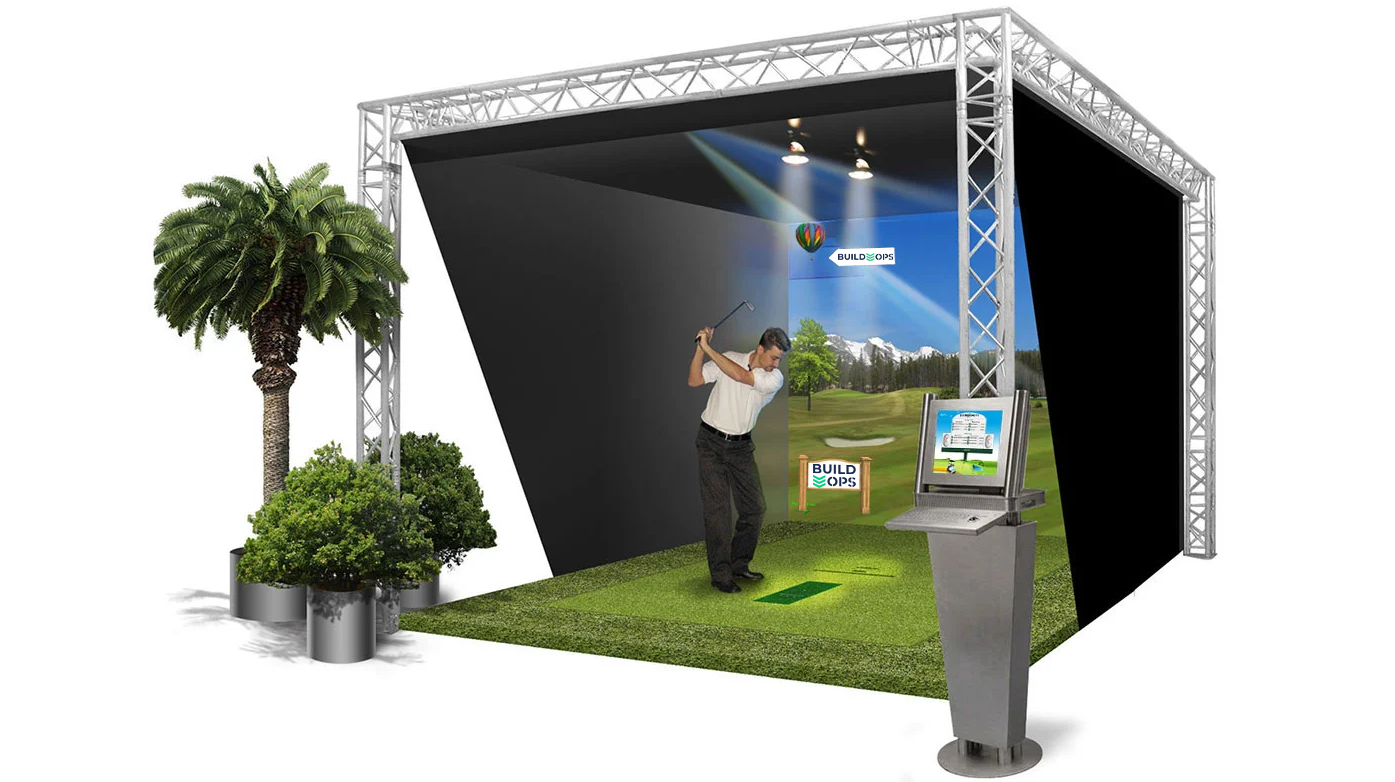 Build Ops Golf Simulator Branding