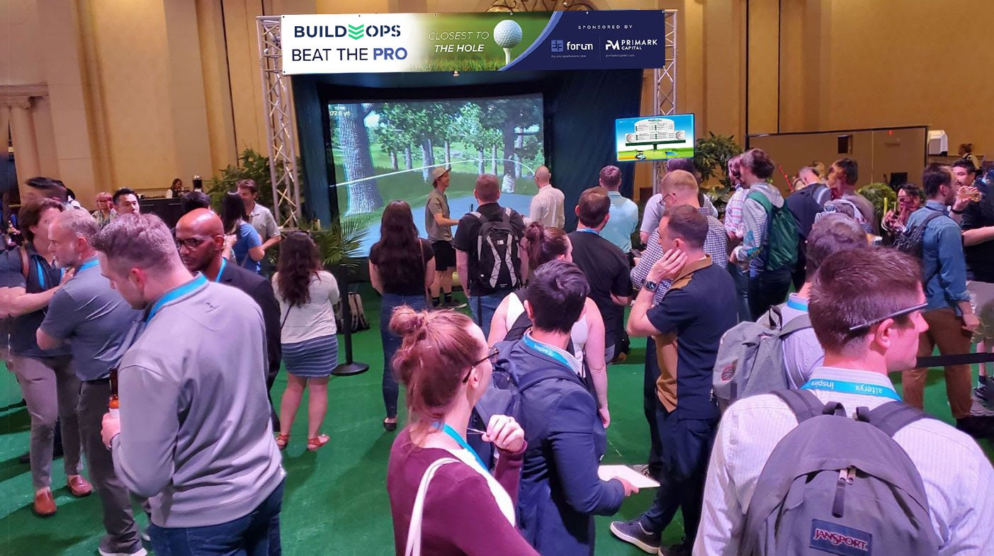 Build Ops Golf Simulator Branding